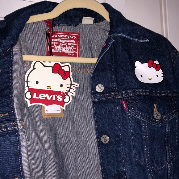 Levi's | Jackets & Coats | New Levis X Hello Kitty Jean Jacket | Poshmark